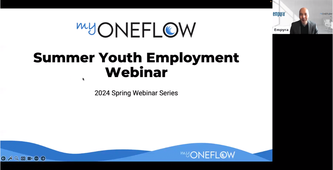 myOneFlow Webinars - On Demand & Upcoming WIOA Presentations